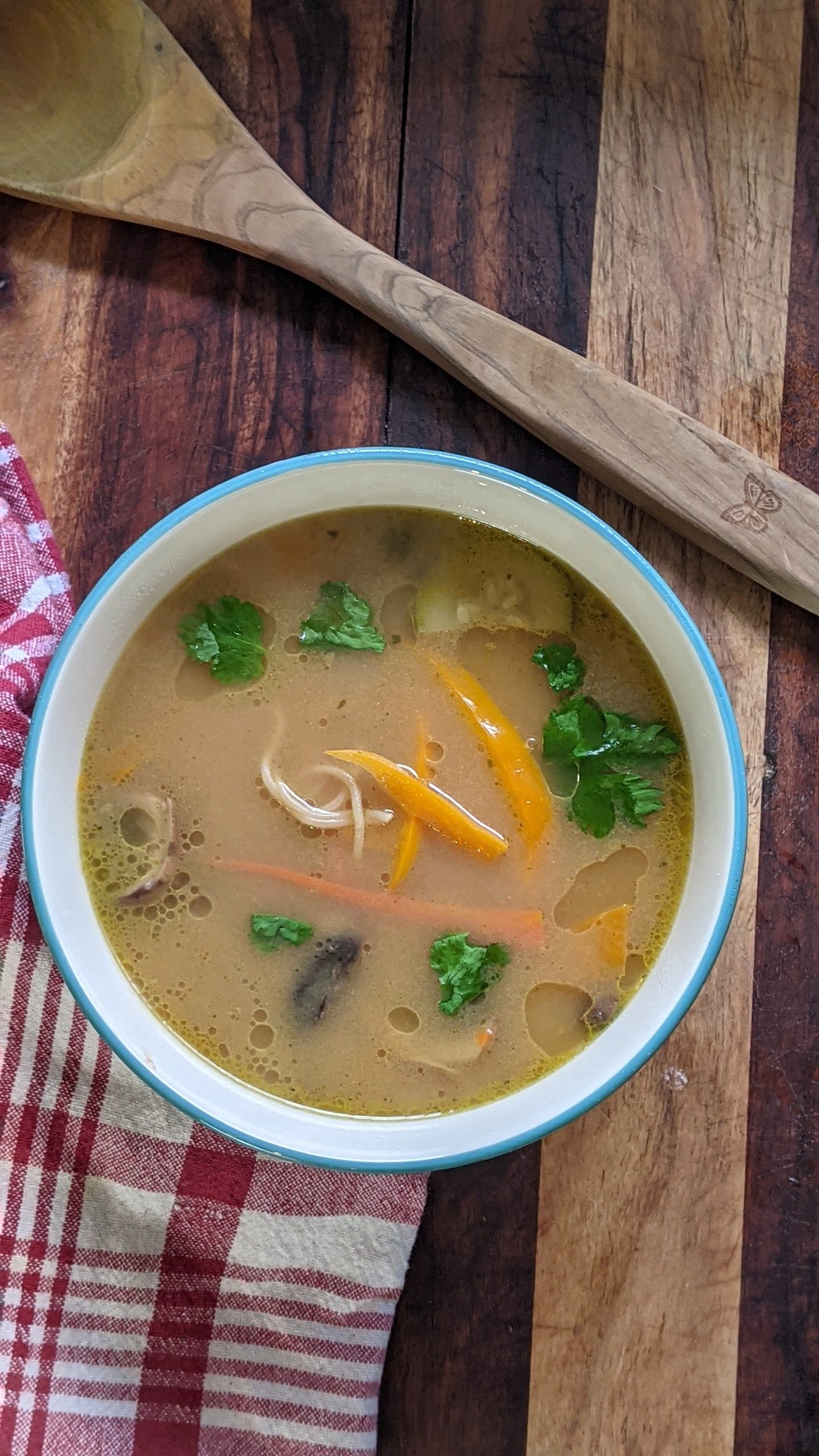 Tom Yum (Spicy Coconut Soup!) - Whole & Healthy Kitchen